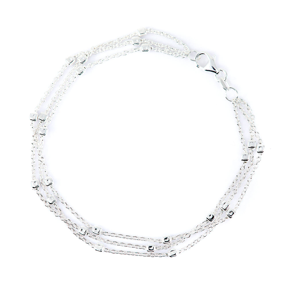 Lumi Sterling Silver Multi Strand Bracelet – Chatfields Jewellers