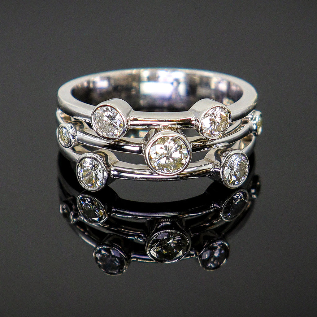 Bespoke Diamond Scatter Ring – Chatfields Jewellers